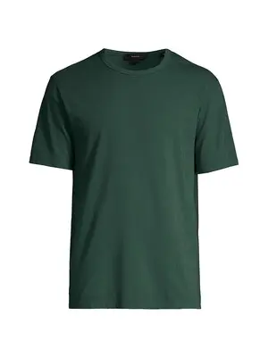 Vince Gart-dyed Crewneck T-shirt Washed Deep Teal