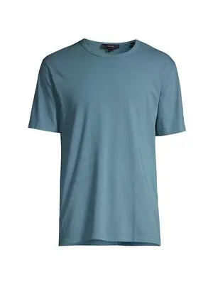 Vince Gart-dyed Crewneck T-shirt Washed High Sea