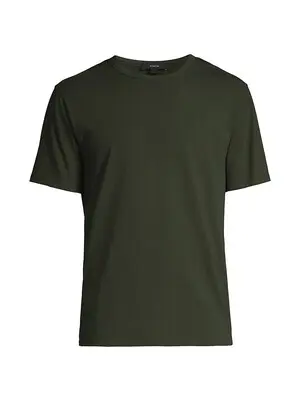 Vince Gart-dyed Crewneck T-shirt Washed Moss Green
