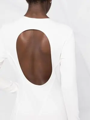 TOM FORD Keyhole Detail Midi Dress