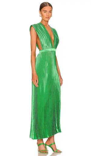 L'IDEE Gala Pleated Midi Dress