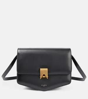 Alaïa Le Papa Small Leather Crossbody Bag - Black