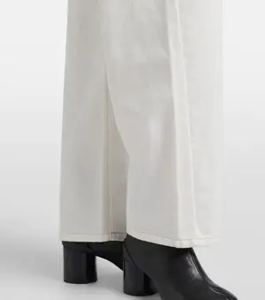 MAISON MARGIELA High-rise Straight Leg Jeans - White