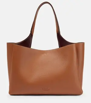TOD'S Medium Leather Tote - Brown