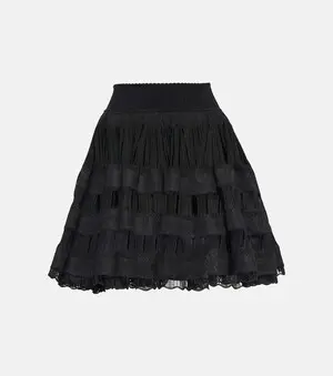 Alaïa Crinoline Mini Skirt - Black