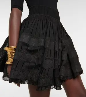Alaïa Crinoline Mini Skirt - Black