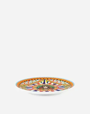 Dolce & Gabbana Set 2 Porcelain Dinner Plates - Multicolor
