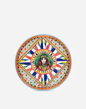Dolce & Gabbana Set 2 Porcelain Dinner Plates - Multicolor