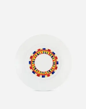 Dolce & Gabbana Set 2 Porcelain Dinner Plates - Multicolor