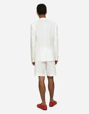 Dolce & Gabbana Regular Fit Linen Shorts
