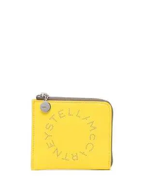 Stella McCartney Perforated-logo Bi-colour Wallet