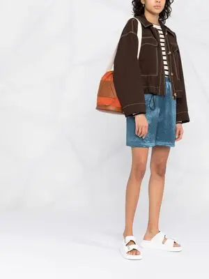 JIL SANDER Drawstring Bucket Bag