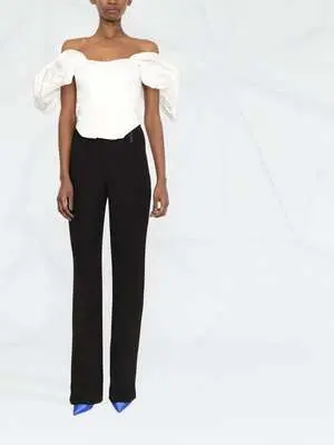 V:PM ATELIER Off-shoulder Puff Sleeve Blouse