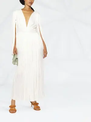 V:PM ATELIER Pleated Evening Gown