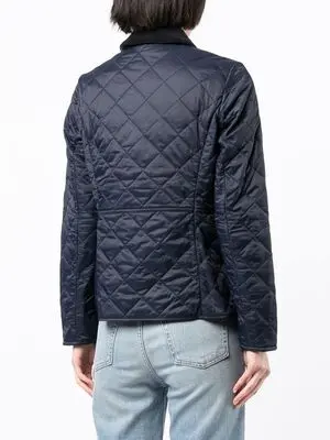 Barbour Quilted Corduroy Collar Jacket - Blue