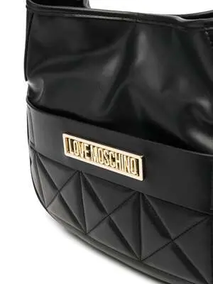 Moschino Logo-plaque Tote Bag