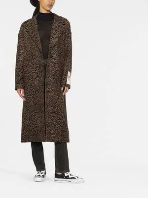 GOLDEN GOOSE Leopard-print Overcoat