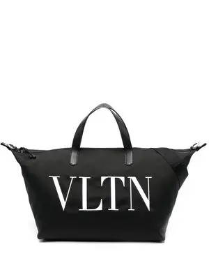 Valentino Garavani Logo-print Tote - Black