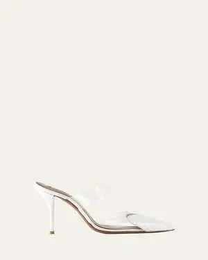 Alaïa Coeur Cap-toe Mules - Blanc Optique