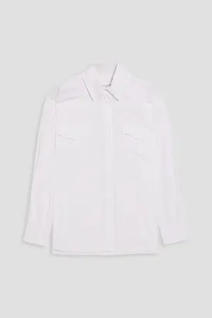 Alexandre Vauthier Cotton Poplin Shirt With Two Front Pockets