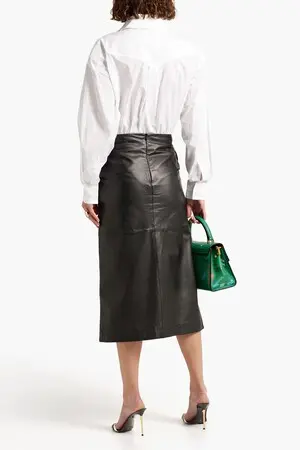 Alexandre Vauthier Cotton Poplin Shirt With Two Front Pockets