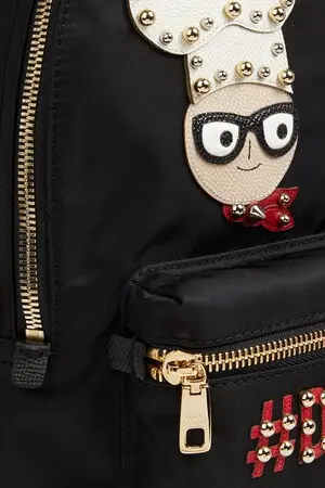 Dolce & Gabbana Appliquéd Shell Backpack