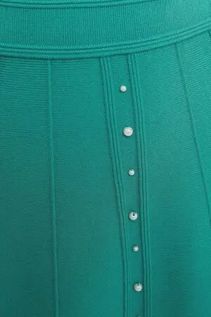 Sandro Embellished Ponte Skirt
