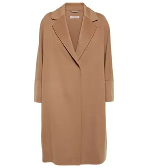 Max Mara Arona Virgin Wool Coat - Beige