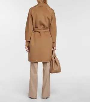 Max Mara Arona Virgin Wool Coat - Beige