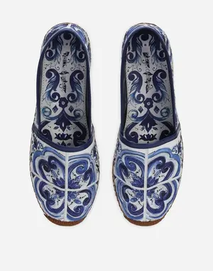 Dolce & Gabbana Printed Brocade Espadrilles