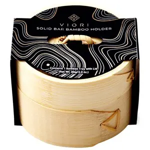 VIORI Hair Shampoo & Conditioner Bamboo Bar Holder - One-color