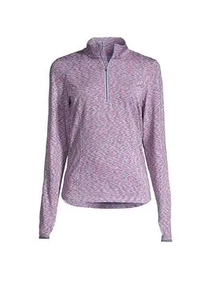 Zero Restriction Shae Half-zip Pullover Top Neutral