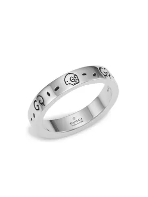 Gucci Sterling Ghost Ring 4mm