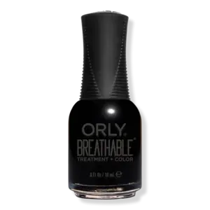ORLY Breathable Treatment + Color Mind Over Matter (patent Black Creme)