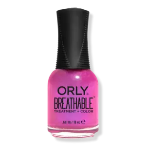 ORLY Breathable Treatment + Color She's A Wildflower (pink With Blue/purple Sparkle)