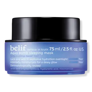 Belif Aqua Bomb Hydrating Sleeping Mask With Panthenol - One-color