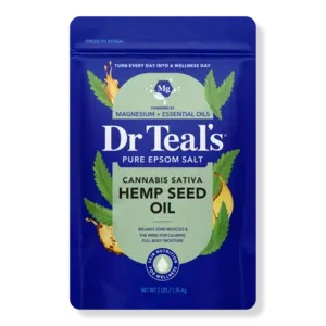 DR TEAL'S Cannabis Sativa Hemp Seed Oil Pure Epsom Salt - One-color