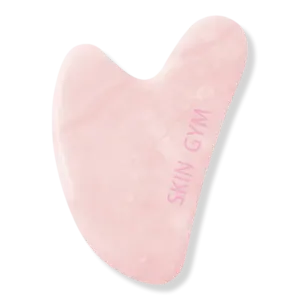 SKIN GYM Rose Quartz Crystal Sculpty Heart Gua Sha Tool - One-color