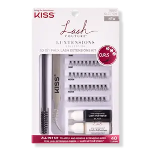 Kiss Lash Couture Luxtensions 3d Diy Faux Lash Extension Kit - One-color