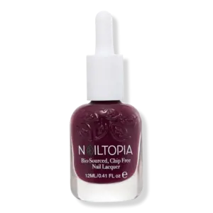 NAILTOPIA Plant Based, Bio-sourced, Chip Free Nail Lacquer Berry Spicy (burgundy Crã¨me)