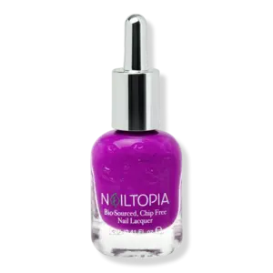 NAILTOPIA Plant Based, Bio-sourced, Chip Free Nail Lacquer Curve Ball (bright Purple)