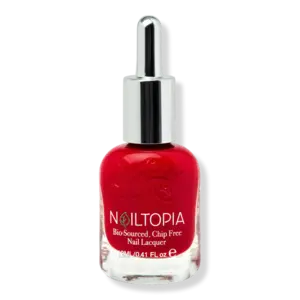 NAILTOPIA Plant Based, Bio-sourced, Chip Free Nail Lacquer Don't Kill My Vibe (red)