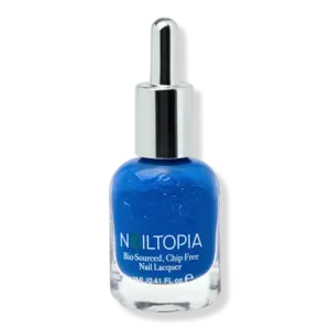 NAILTOPIA Plant Based, Bio-sourced, Chip Free Nail Lacquer Indigo To Ibiza