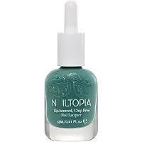 NAILTOPIA Plant Based, Bio-sourced, Chip Free Nail Lacquer Into The Wild (teal Crã¨me)