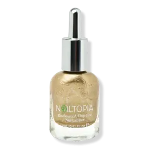 NAILTOPIA Plant Based, Bio-sourced, Chip Free Nail Lacquer Liquid Gold (gold Shimmer)