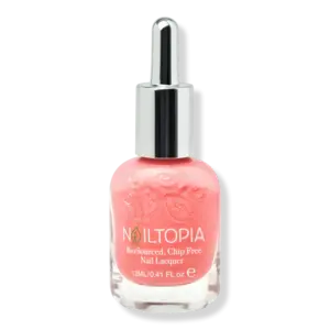 NAILTOPIA Plant Based, Bio-sourced, Chip Free Nail Lacquer Lolita From Nolita (coral With Pink Undertones)