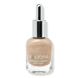 NAILTOPIA Plant Based, Bio-sourced, Chip Free Nail Lacquer Mocho Loco (medium Beige)