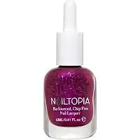 NAILTOPIA Plant Based, Bio-sourced, Chip Free Nail Lacquer Nailday Erday (fuschia Shimmer)