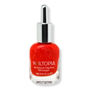 NAILTOPIA Plant Based, Bio-sourced, Chip Free Nail Lacquer Red Hot Summa