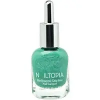 NAILTOPIA Plant Based, Bio-sourced, Chip Free Nail Lacquer Yacht Week (medium Green Shimmer)